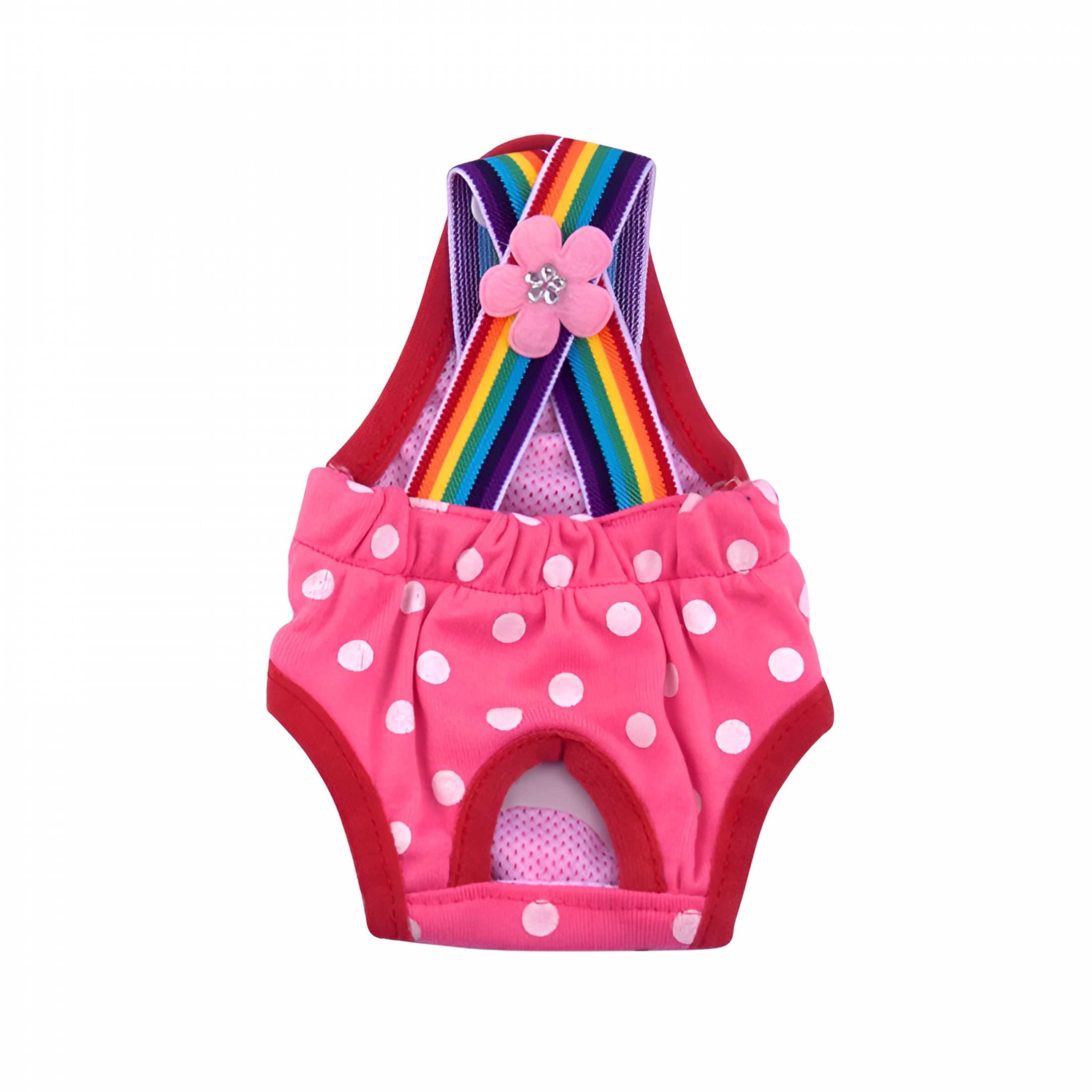QARUN 2026 New Female Dog Diaper Cute Comfortable Washable Polka Dot ...