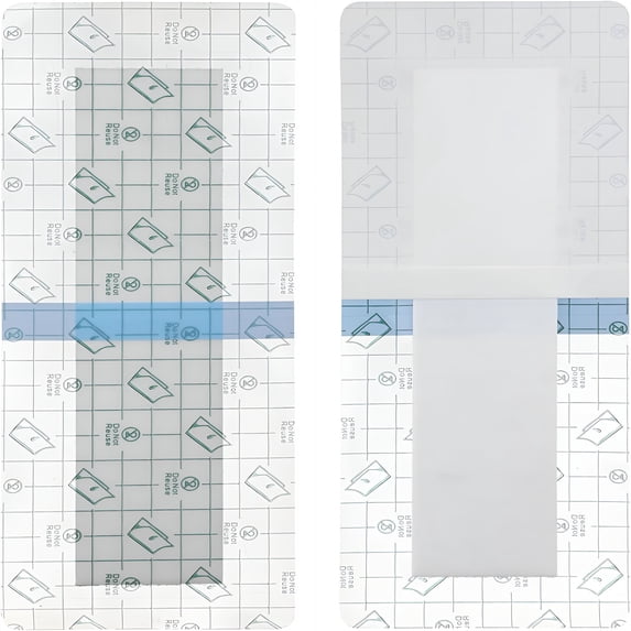 QARUN 25 Pcs Waterproof Shower Protector Bandage 4"X8" for Post Knee ...