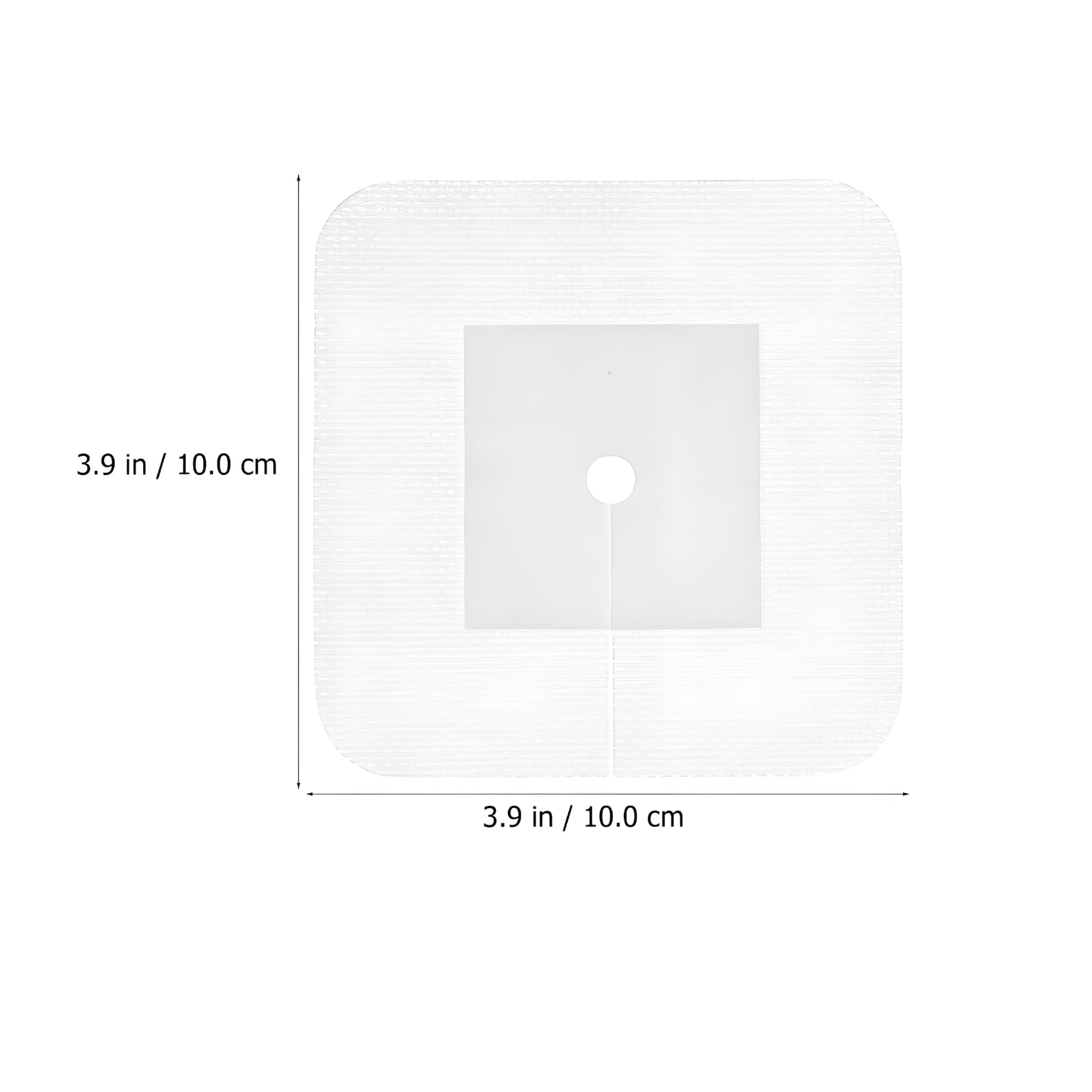 QARUN 25Pcs Split Drain Adhesive Bandages Wound Cover Catheter Feeding ...