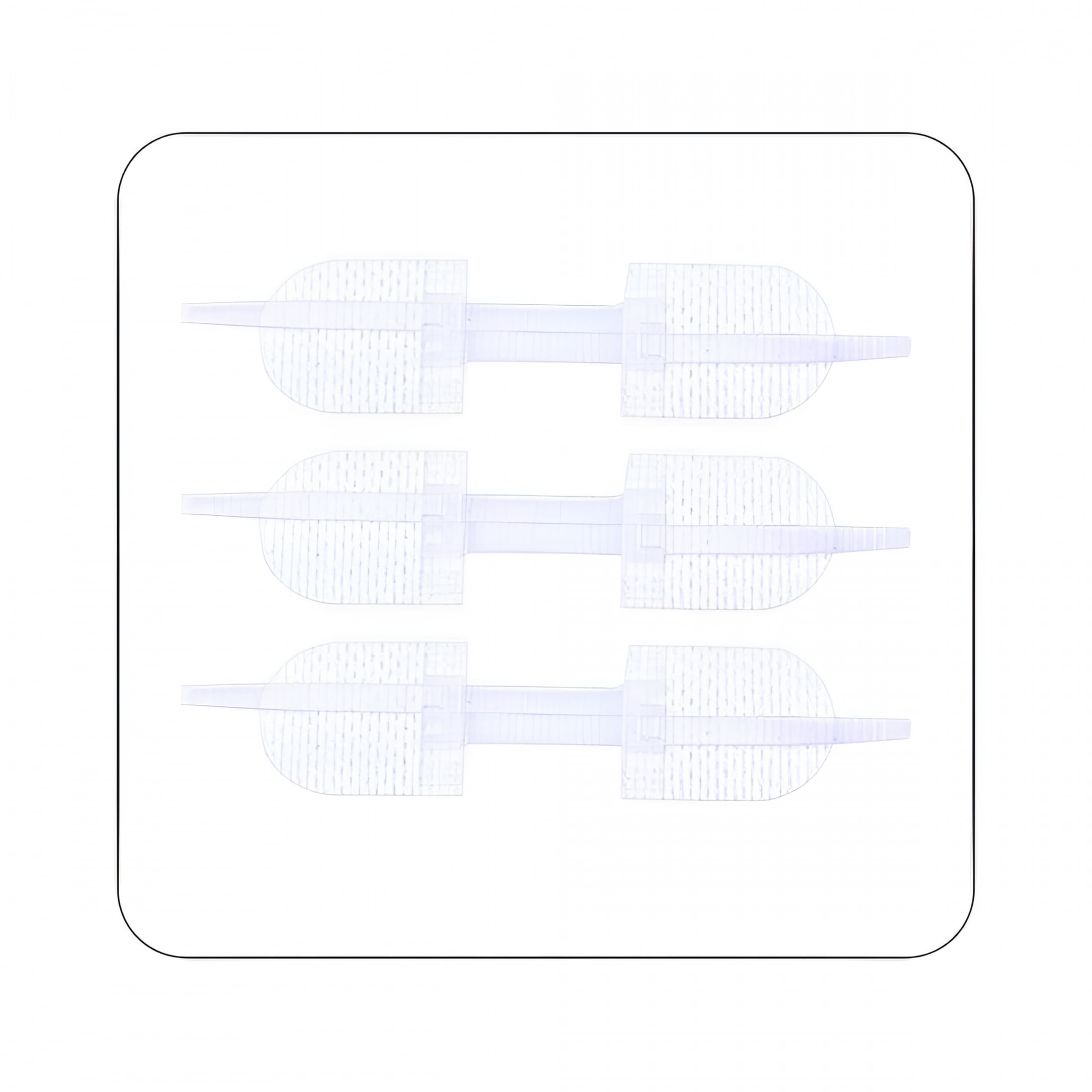 QARUN 3 pcs Wound Closure Strip Zip Stitch Wound Close Device Zip ...