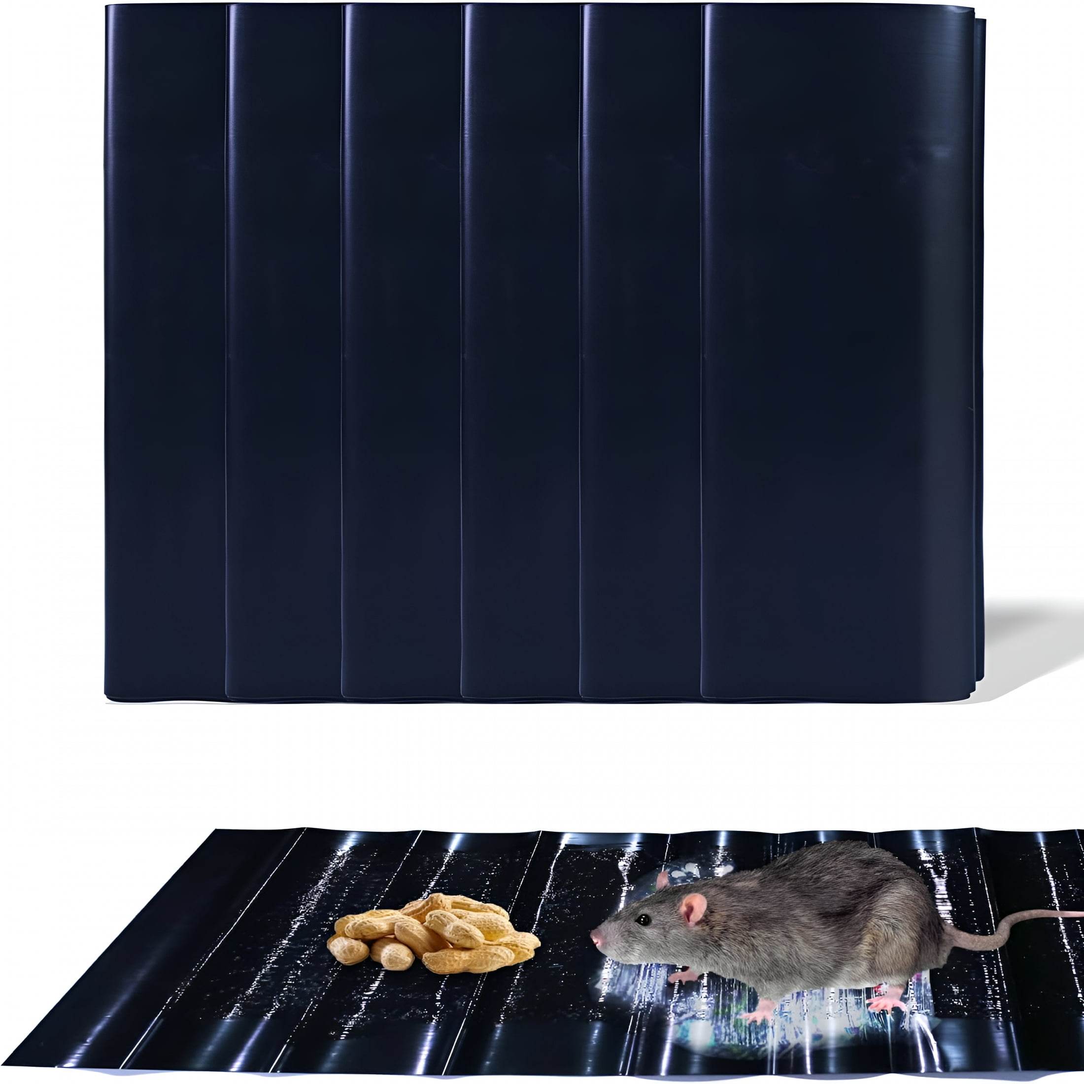 QARUN 6 Pack Rat Sticky Traps Extra Large,Black Mouse Glue Trap Sticky ...