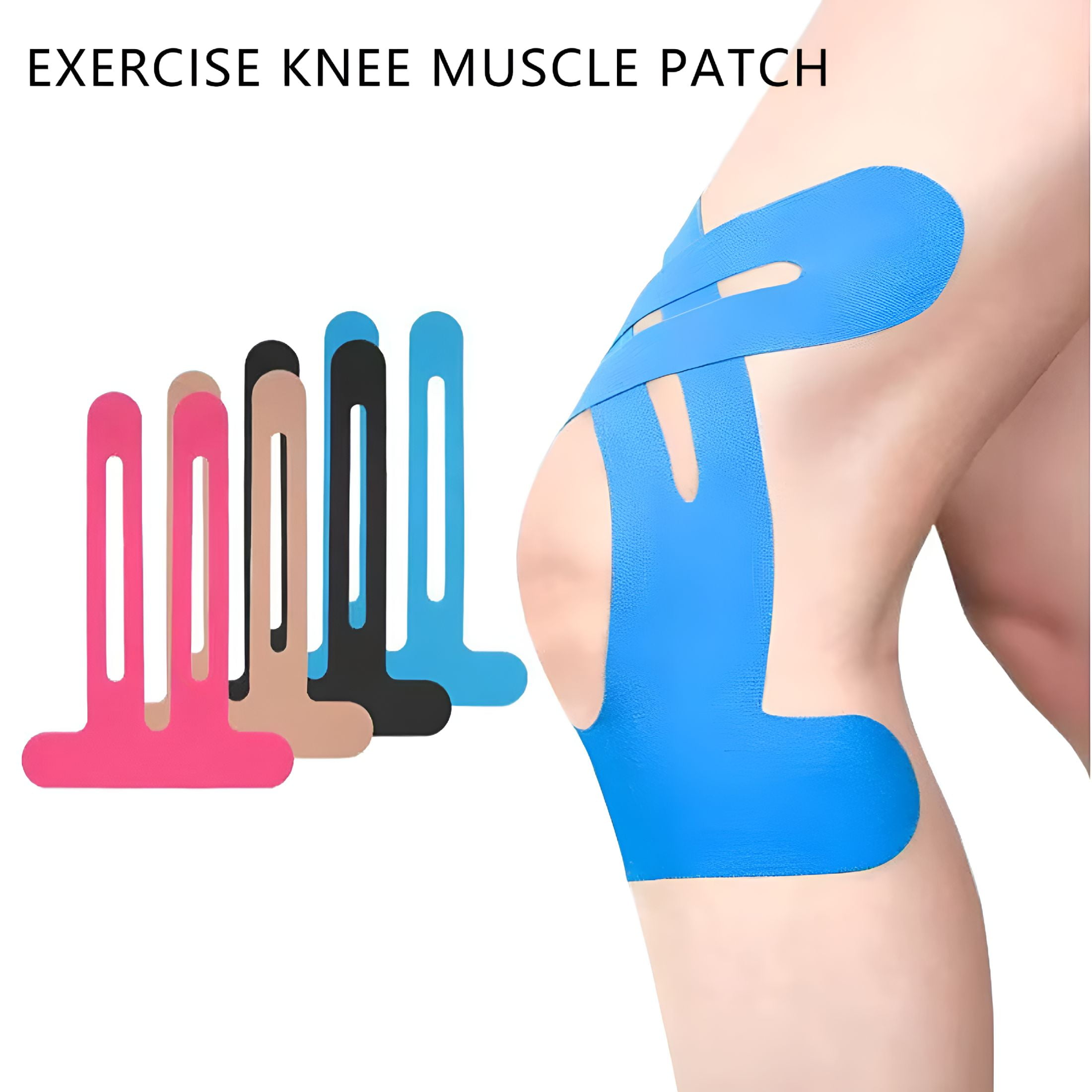 QARUN Knee Kinesiology Tapes, Pre-Cut Knee Tapes (20 Pack) - Walmart ...