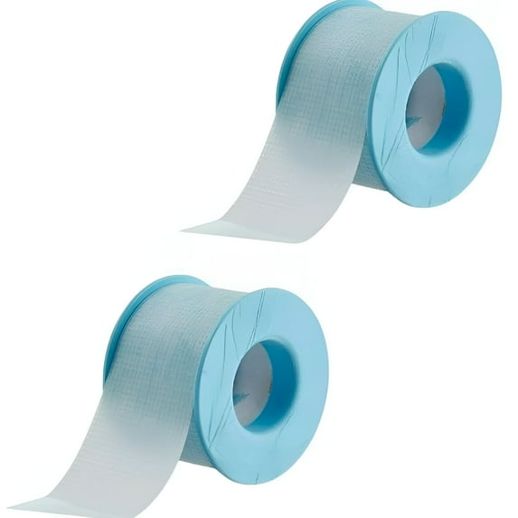 QARUN Silicone Surgical Tape 2.54Cm X 5 Yards (2 Rolls) and Nose Strips ...