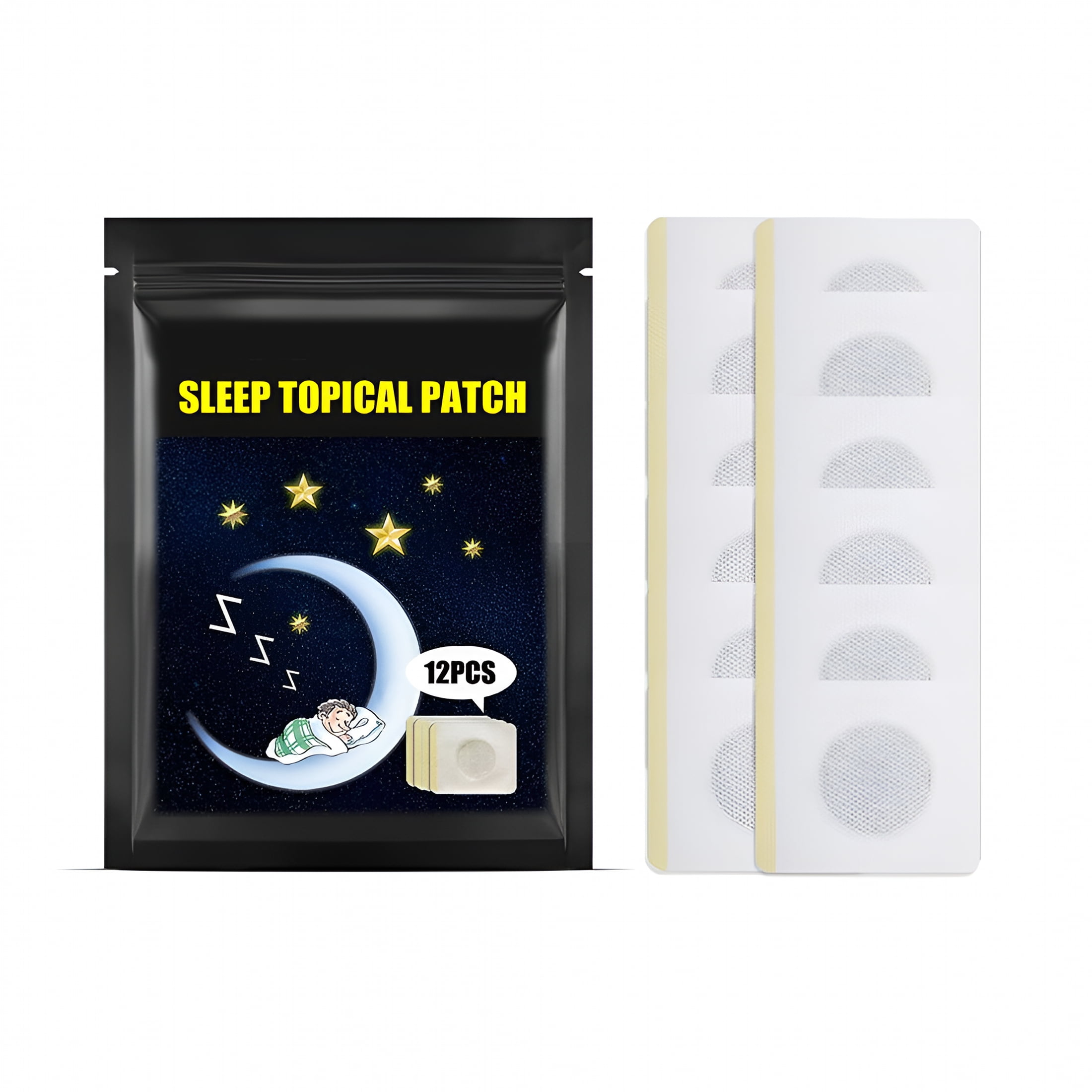 QARUN Sleep Patches,12 Pack Upgraded Deep Sleep Patches for Adults,All Natural Deep Patch,Quick ...