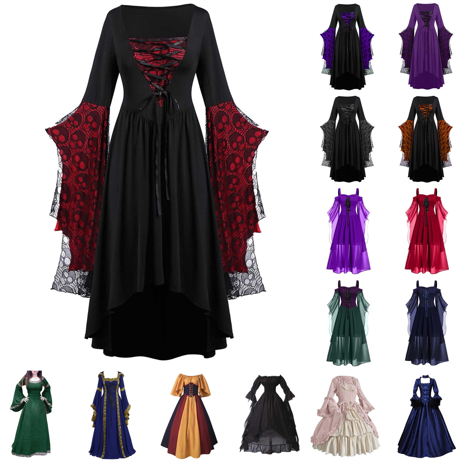QATAINLAV Cocktail Dresses for Women Oversized Halloween Costumes ...