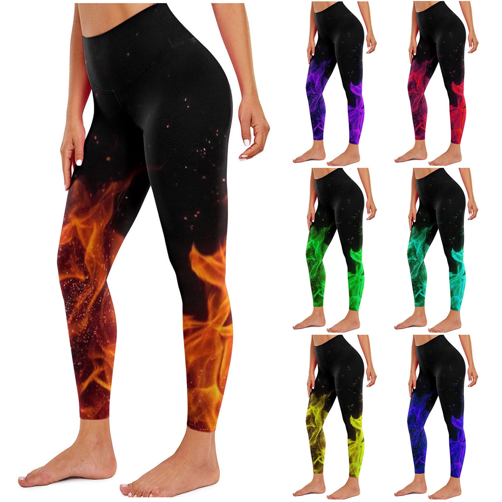 QATAINLAV Compression Leggings for Women High Waisted Butt Lifting Yoga ...