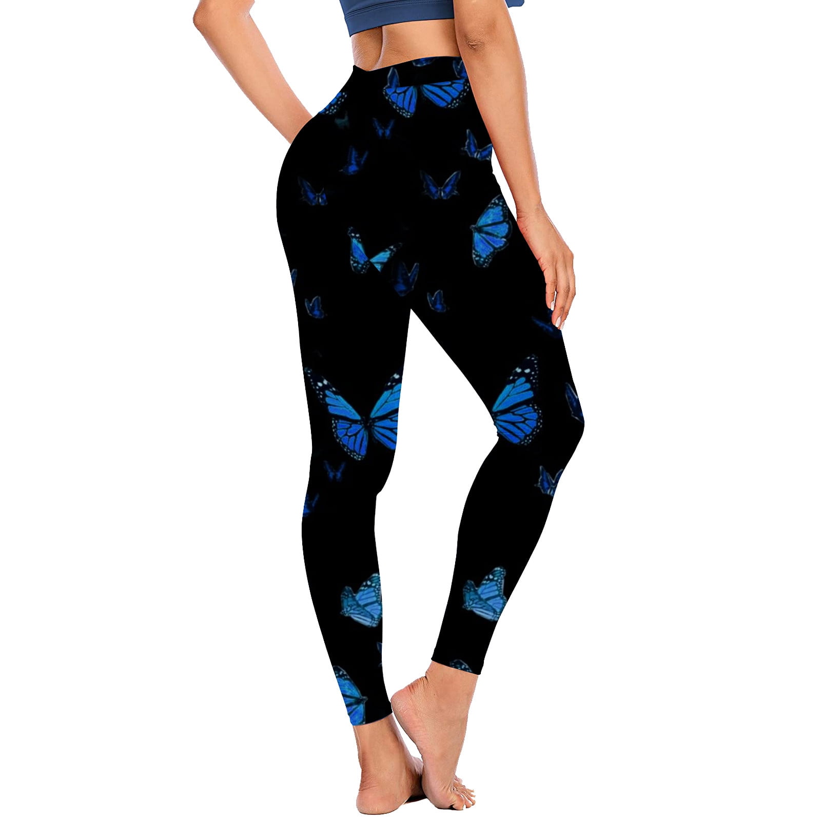 QATAINLAV Leggings for Women, Tummy Control Workout Yoga Pants Trendy ...