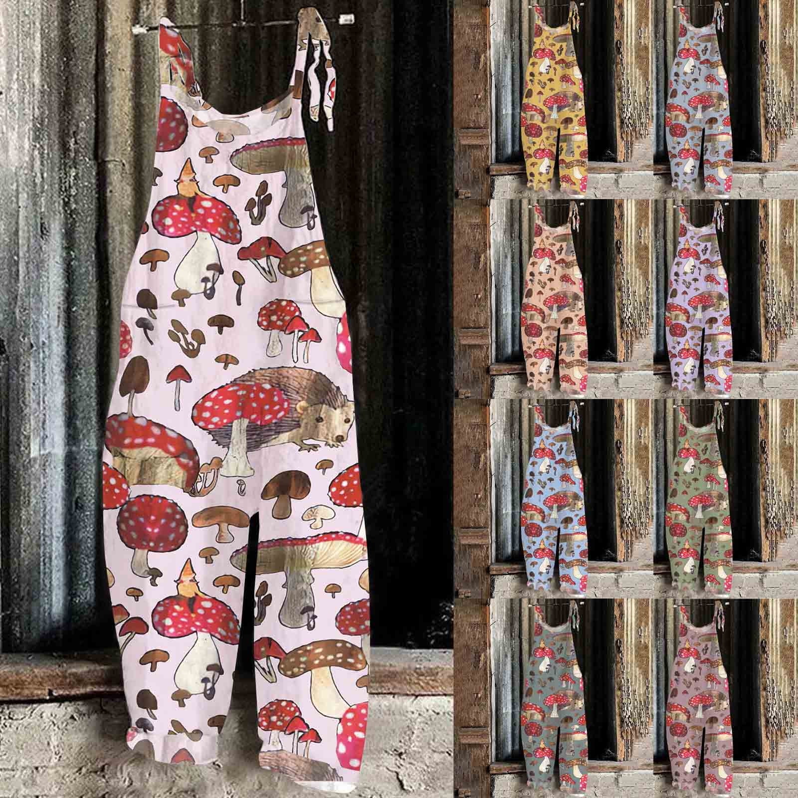 QATAINLAV One Piece Jumpsuits for Women, Casual Sleeveless Strap Summer ...