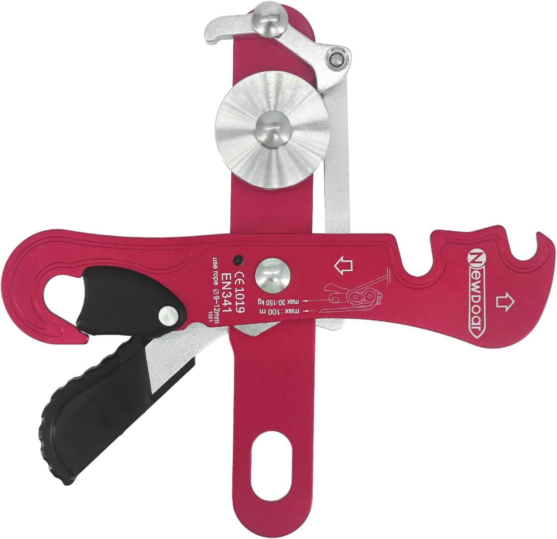 QATZ Climbing Stop Descender Rappelling Belay for Ropes 10-12mm The ...