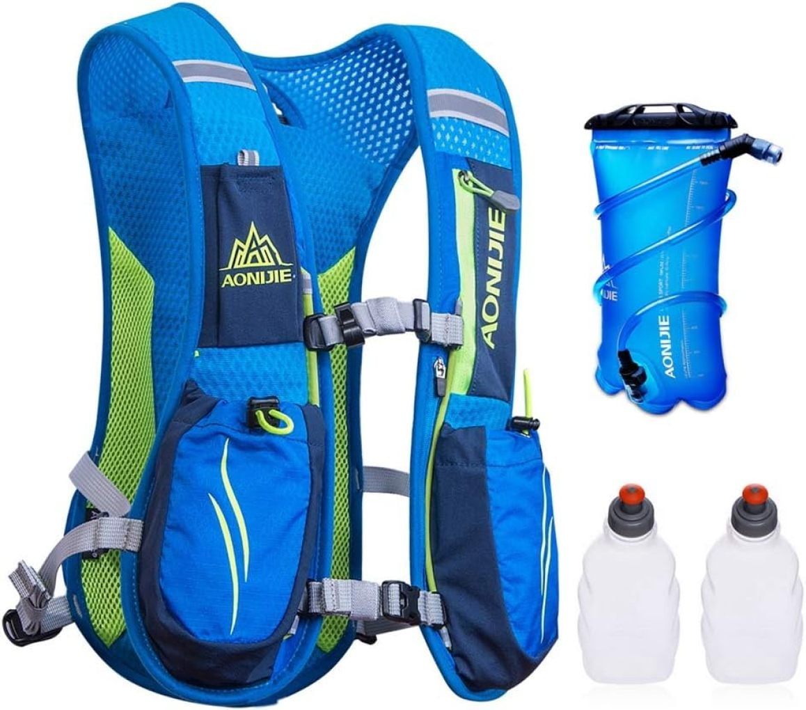 QATZ Hydration Packs 5.5L Trail Running Vest with 2L Bladder Reservoir ...