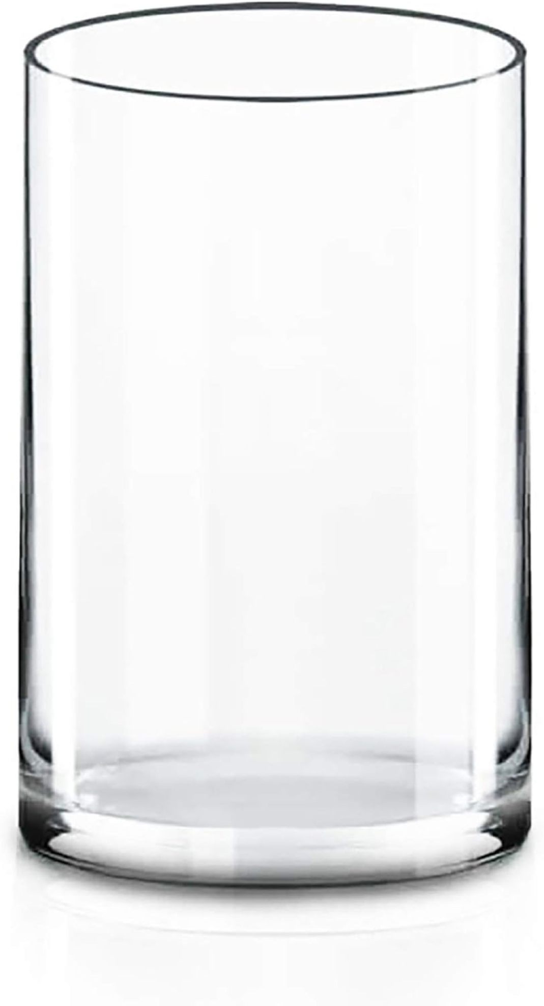 QATZ Large Glass Cylinder Vase (H:12" D:8") Flower Vase Centerpieces ...