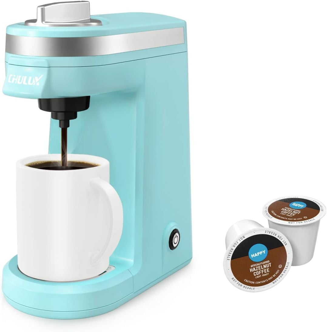 QATZ Mini Coffee Maker for K Capsule, Single Serve Coffee Maker for One ...