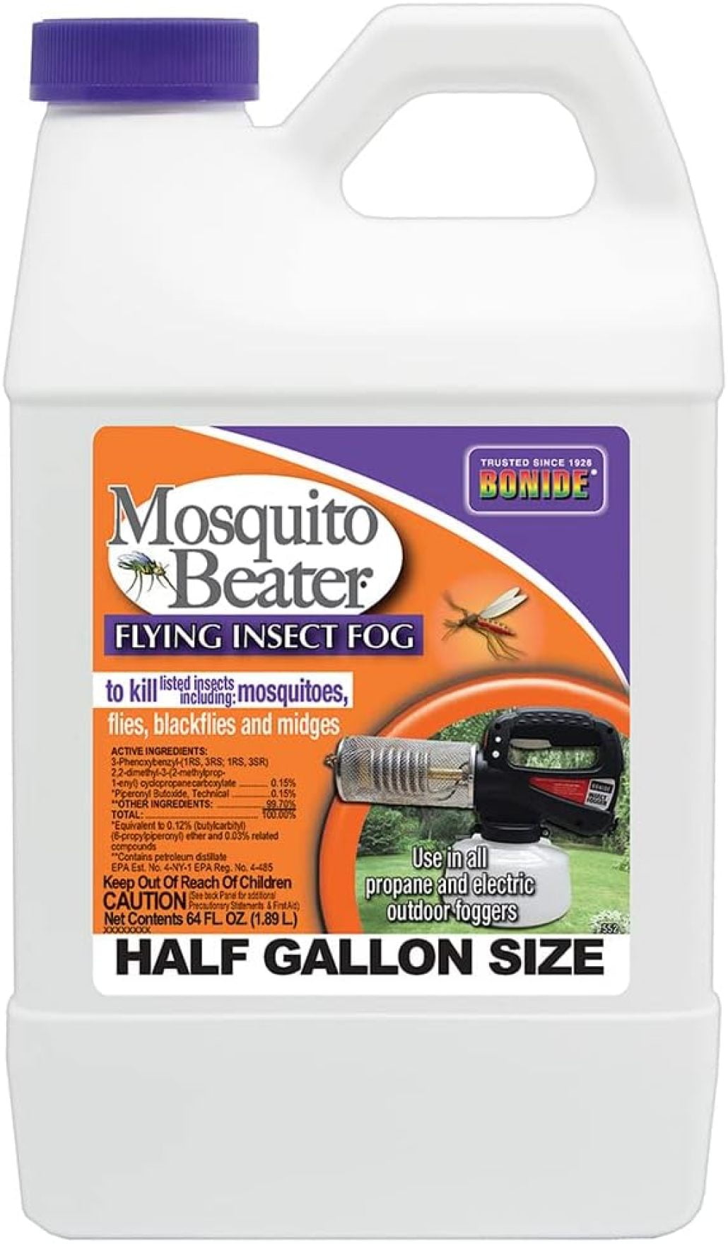 QATZ Mosquito Beater Flying Insect Fog, 64 oz Concentrate Kills Insects ...