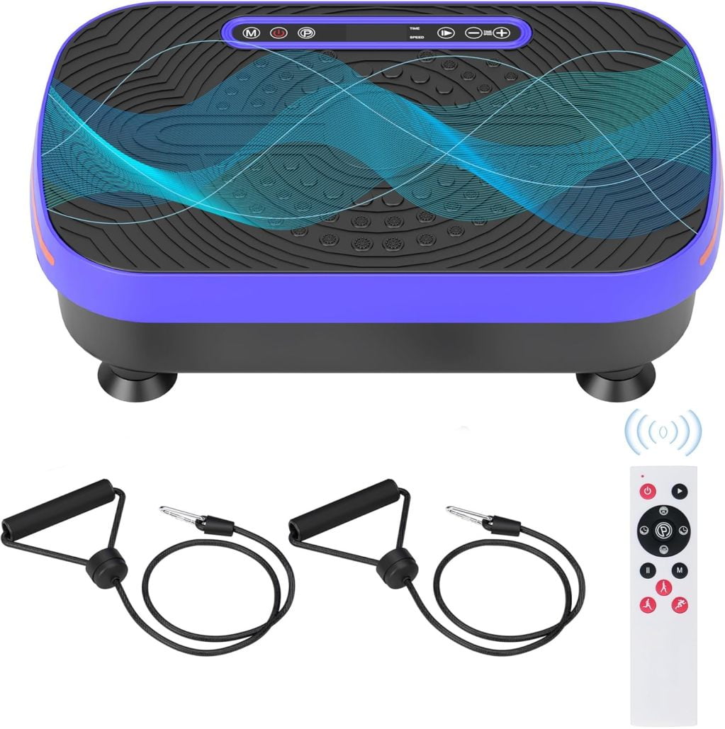 QATZ Vibration Plate Exercise Machine 400LBS Vibrating Platform ...