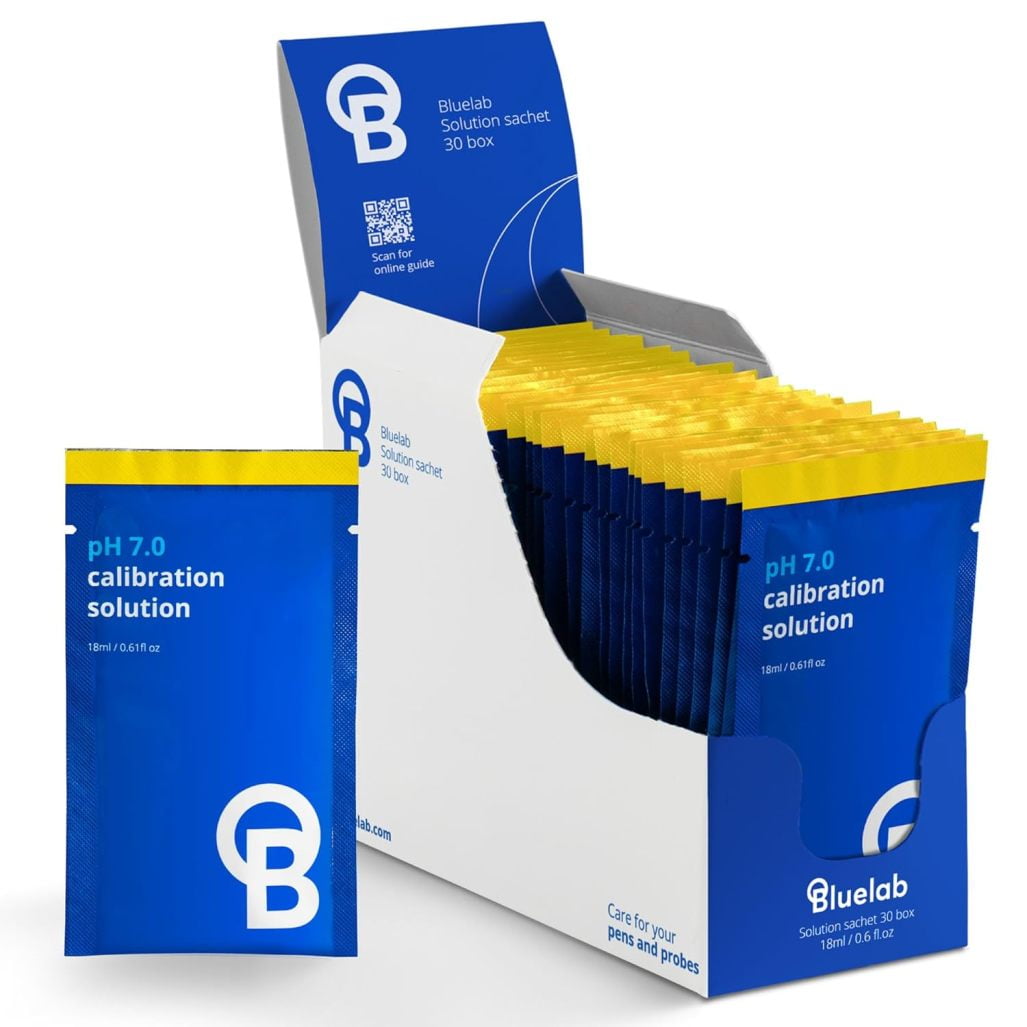 QATZ pH 7.0 Calibration Solution Sachets - Ideal for pH pH Pens & pH ...