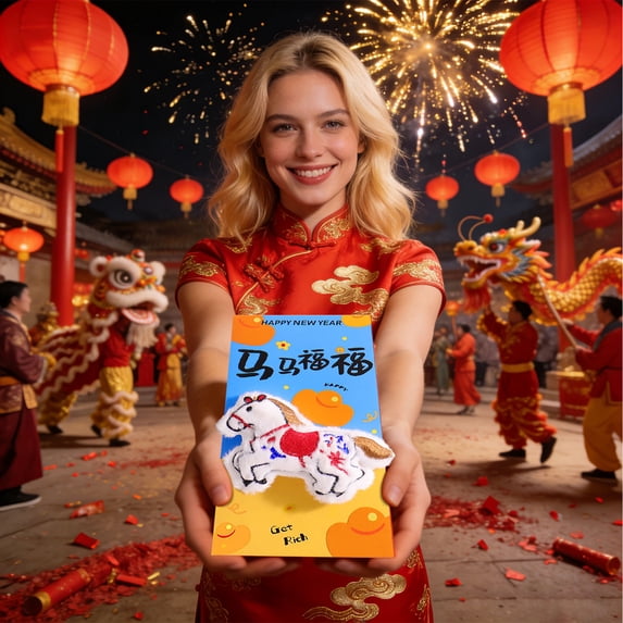 QAWAEY Red Envelopes Chinese Year Chinese Traditional Money Red Pockets ...