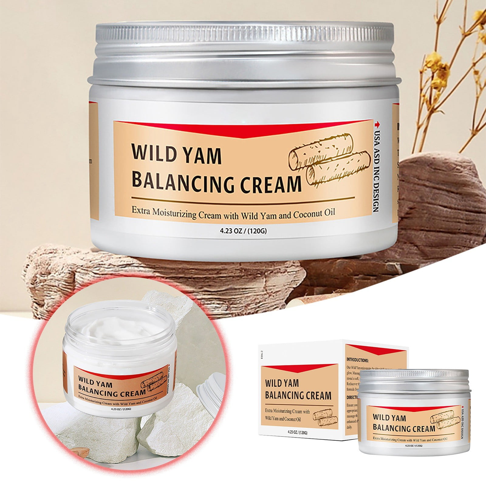 QAZIWE Creams Moisturizers Wild Yam Moisturizing Wrinkle Firming And ... QAZIWE Creams Moisturizers Wild Yam Moisturizing Wrinkle Firming And ...