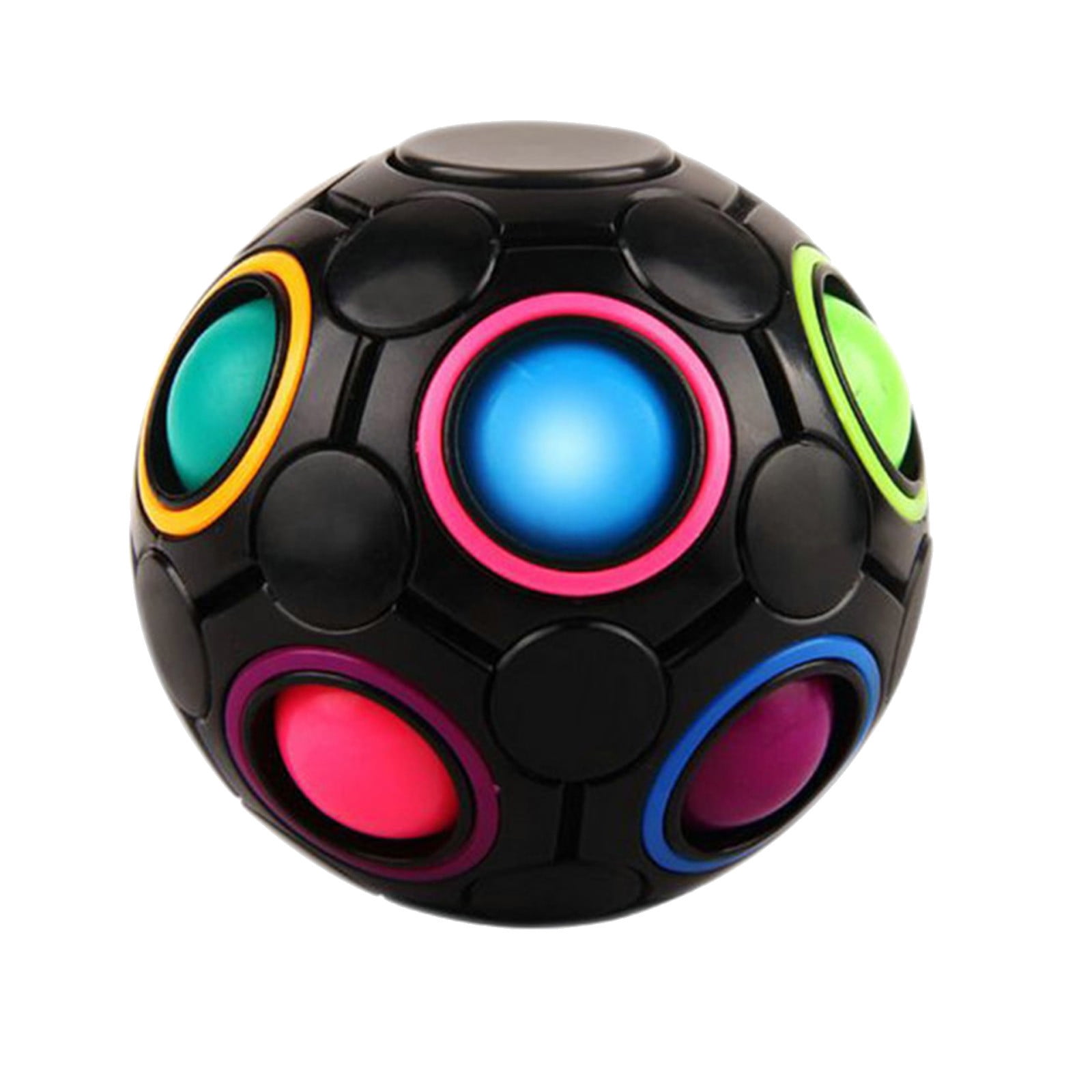 QAZIWE Magic Rainbow Puzzle Ball Speed Ball Game Fun Stress Reliever ... QAZIWE Magic Rainbow Puzzle Ball Speed Ball Game Fun Stress Reliever ...