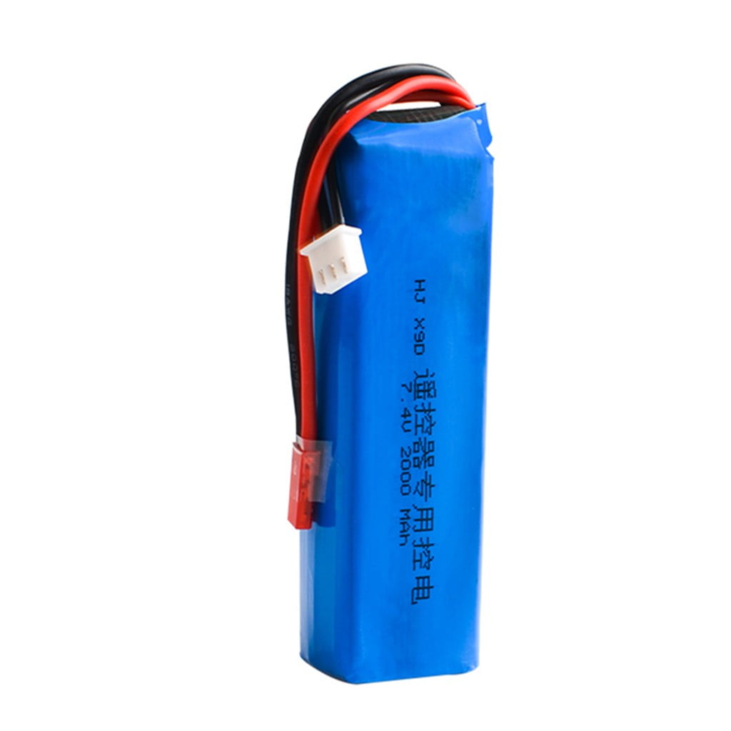 QAZIWE Upgrade 7.4V 2000MAH Lipo Battery Part For FrSky Taranis X9D ... QAZIWE Upgrade 7.4V 2000MAH Lipo Battery Part For FrSky Taranis X9D ...