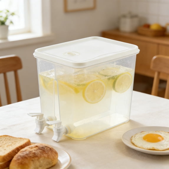 QAZbgdl 8L Two Compartment Water Dispenser with Faucet | Dual Chamber ...