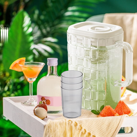 QAZbgdl Large Capacity 2L Cold Water Kettle for Refrigerator with 3 ...