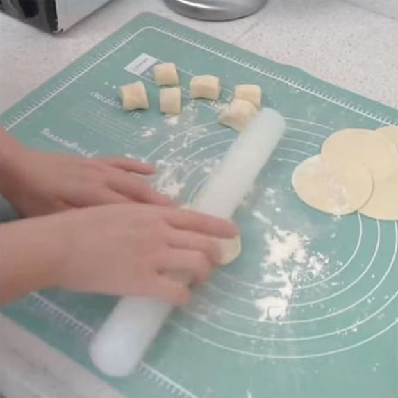 QAZbgdl Rolling Pin for Baking - Non Stick Dumpling Roller | Plastic ...