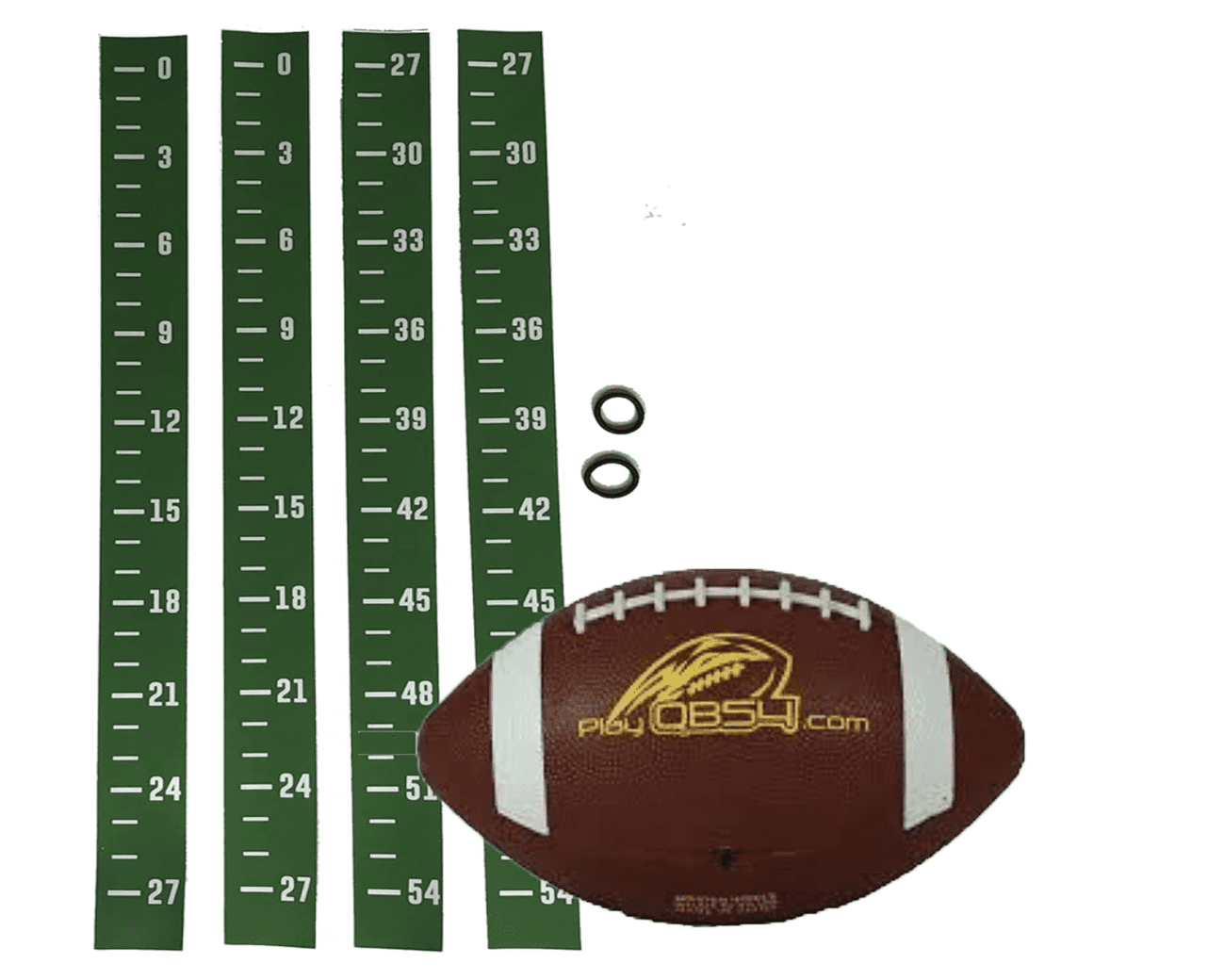 QB54 Scoring Kit & Football Bundle - Goalpost Scoring Decals - Game Set ...