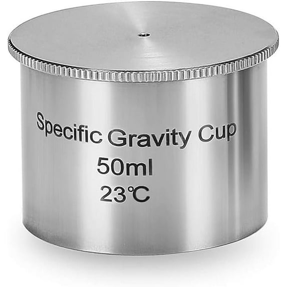 QBB-50ml Paint Density Specific Gravity Cups 50cc/ml Stainless Steel$$Home Decor, Kitchen ...