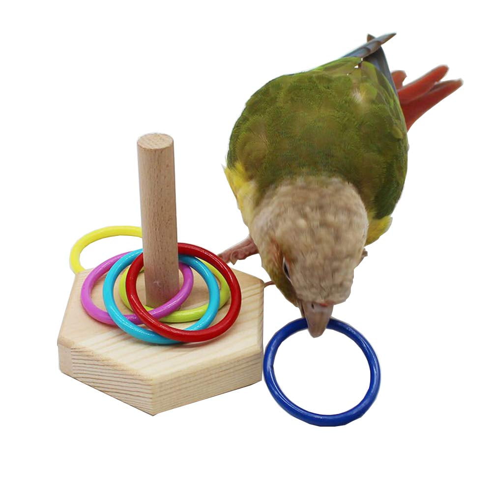 QBLEEV Bird Toys, Bird Trick Tabletop Toys, Training Basketball ...