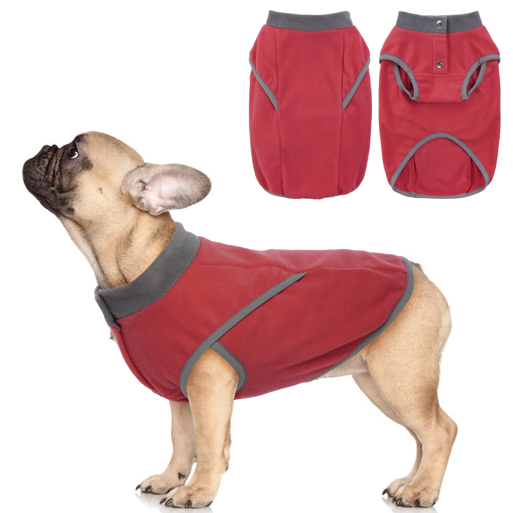 QBLEEV Dog Vest Polar Fleece Dog sweater for Winter to Keep Warm,Pet ...