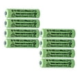 QBLPOWER AAA Solar Light Batteries, NIMH 600mAh 1.2V, Pack of 8 for ...