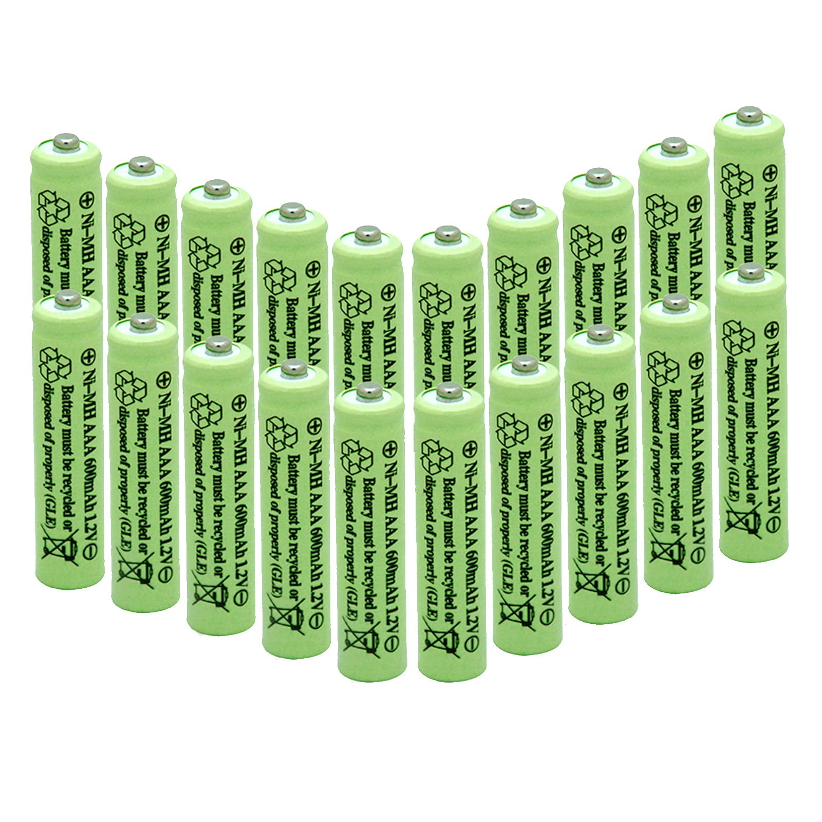 QBLPOWER Solar Light Batteries AAA Triple A NiMH 600mAh 1.2V ...