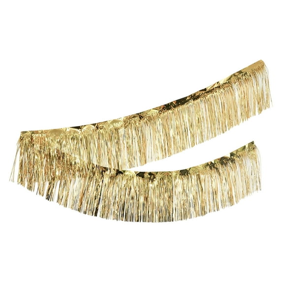 QBgugu Champagne Wall Hanging Foil Fringe Garland Fringe Banners for ...
