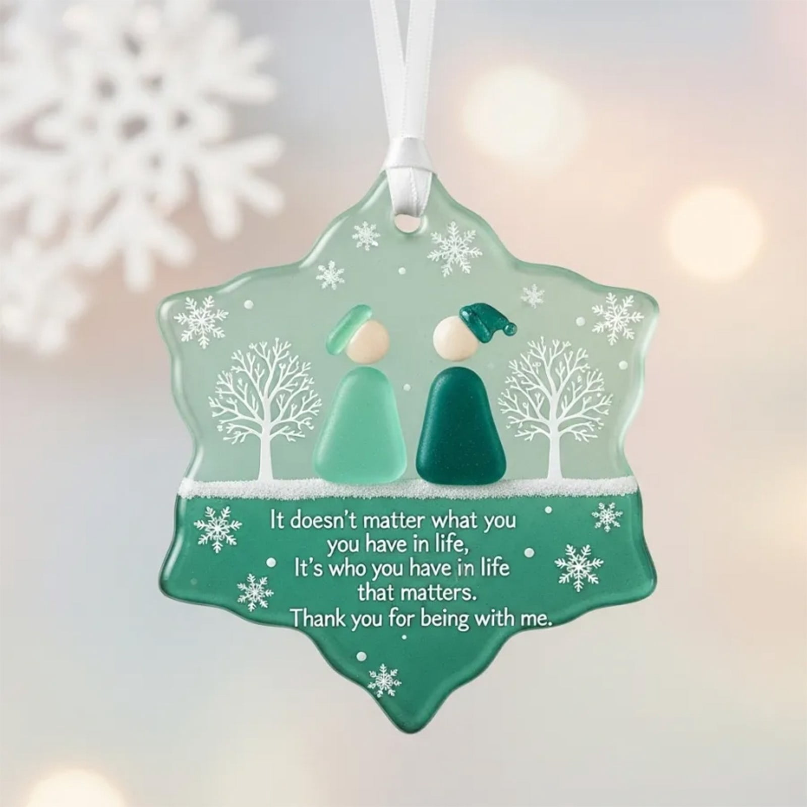 QBgugu Home Mall Memorial Glass Keepsake Heart for Wedding Baptism ...