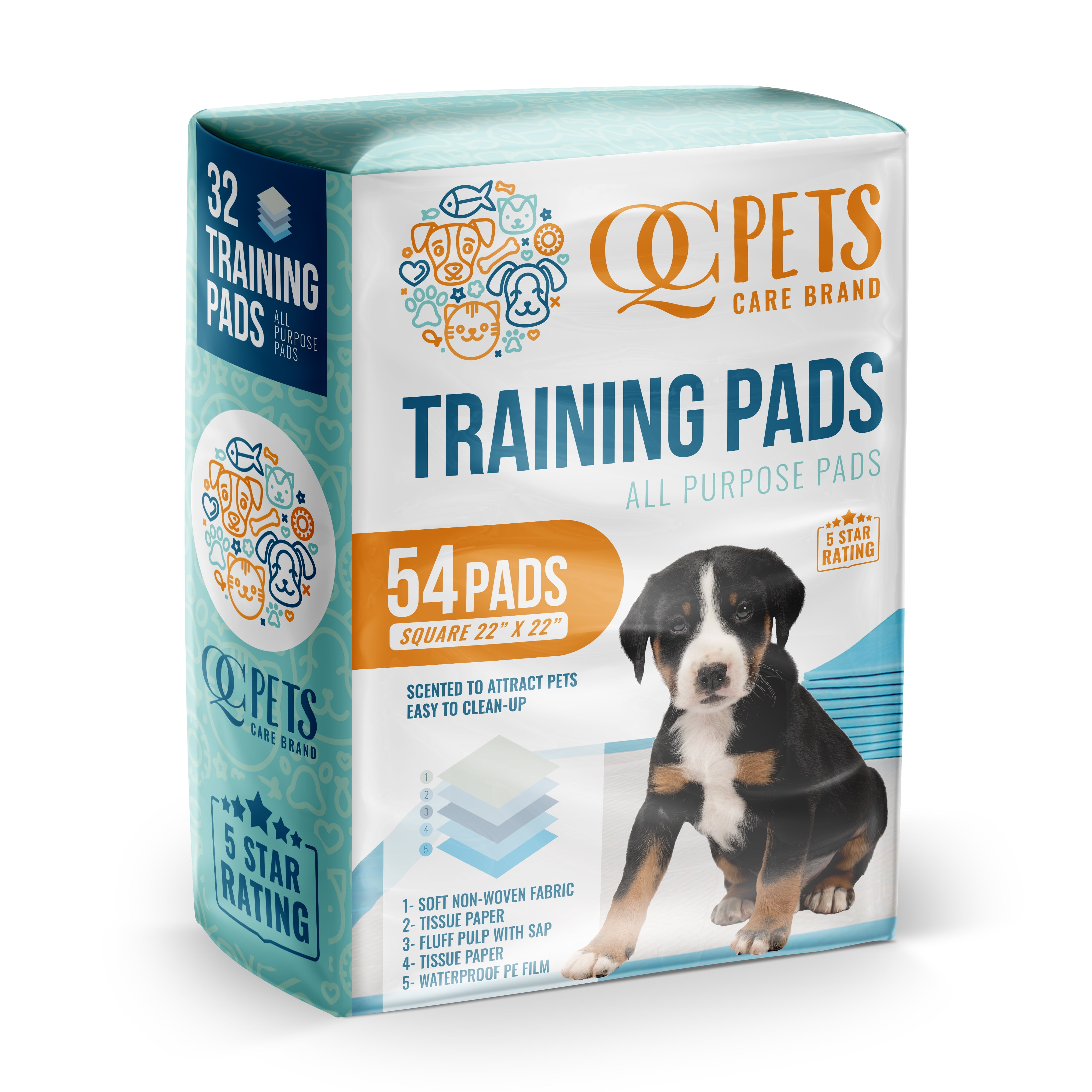 QC Dog Training Pad 32pc - Walmart.com