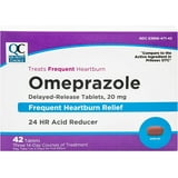 QC Omeprazole 20 Mg Tablets 42 Ct HSA/FSA Eligible - Walmart.com