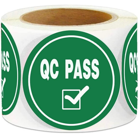 QC Pass Stickers Quality Control Inventory Labels, Warehouse Inventory ...