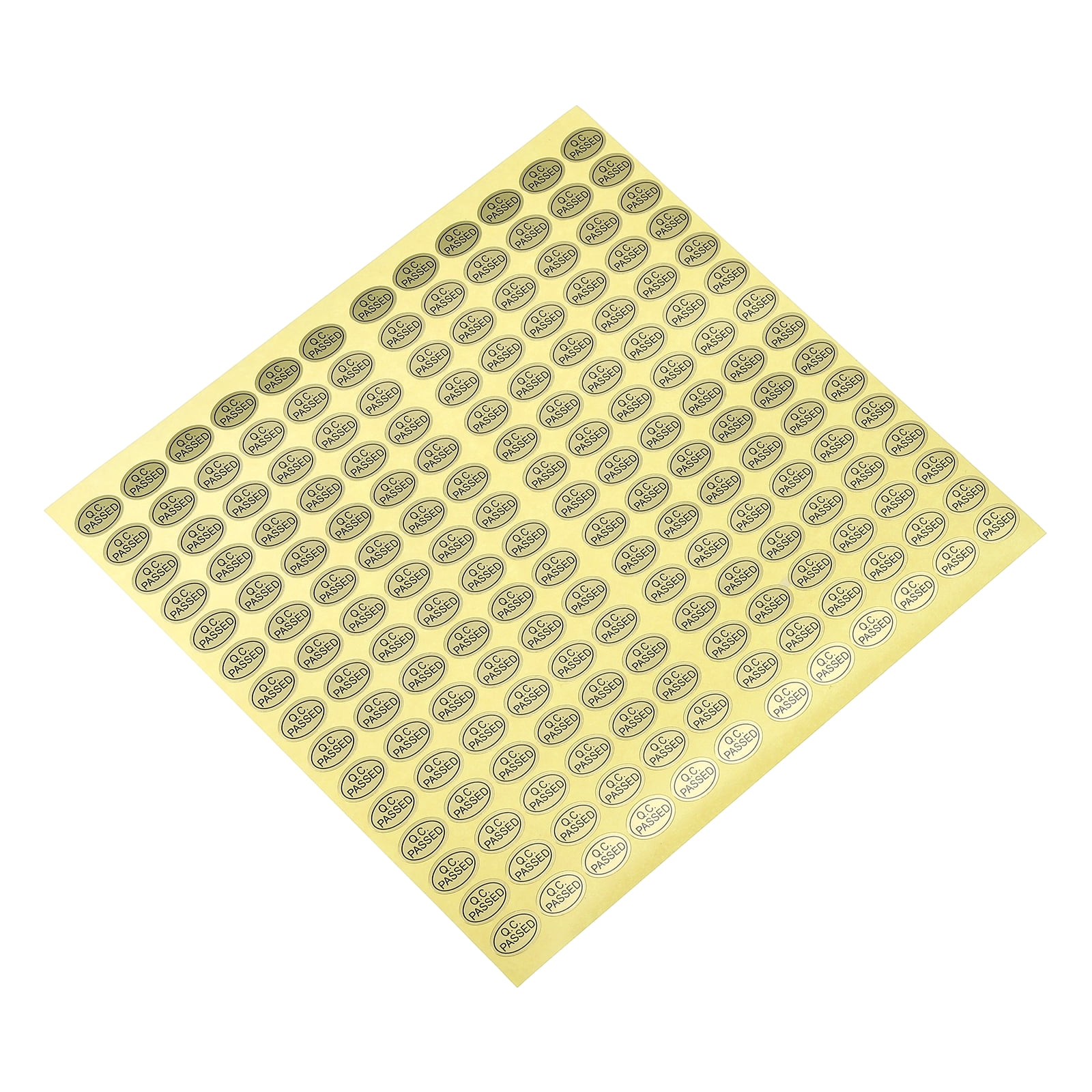 QC Passed Stickers 0.5x0.35" Oval Adhesive Labels for Warehouse ...