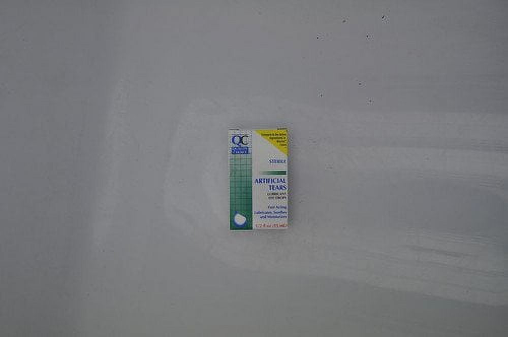 QC Sterile Artificial Tears Lubricant Eye Drops 1/2 fl oz - Walmart ...