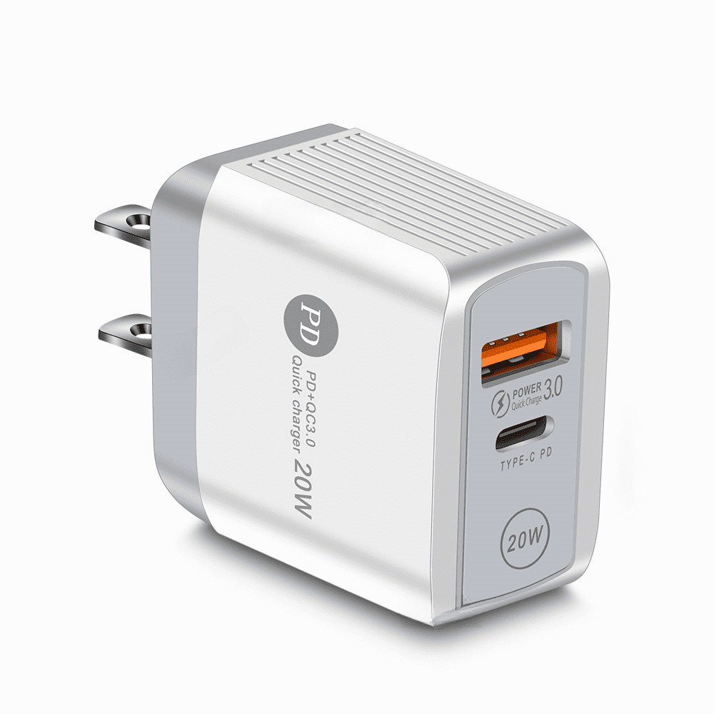 QC3.0 PD20W Fast Charge Mobile Phone Charger Travel Adapter - Walmart.com