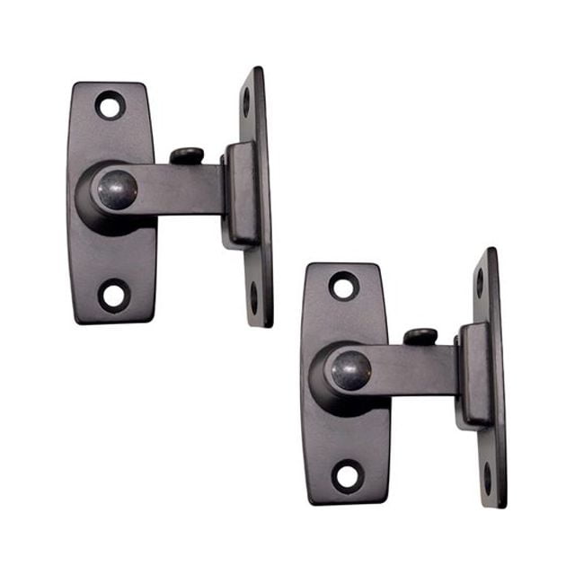 QCAA 2.5" Heavy Forged Solid Brass Door Latch, 90 Degree Right Angle ...