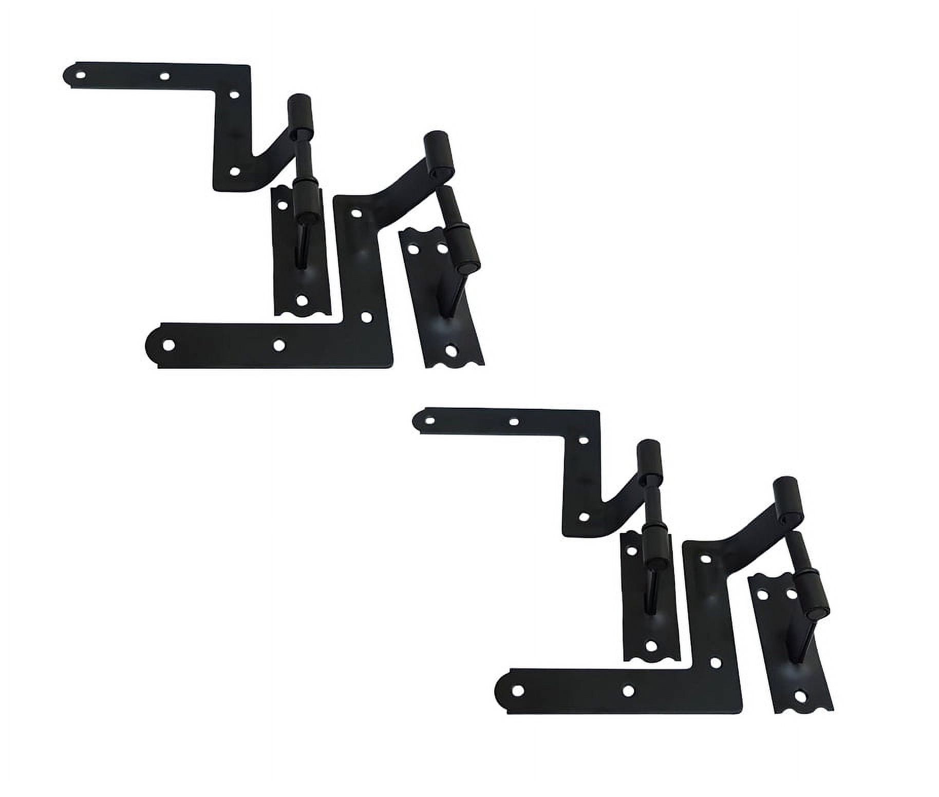 Bulldog Hardware 6 in. Heavy Duty Tee Hinge, Black - Walmart.com