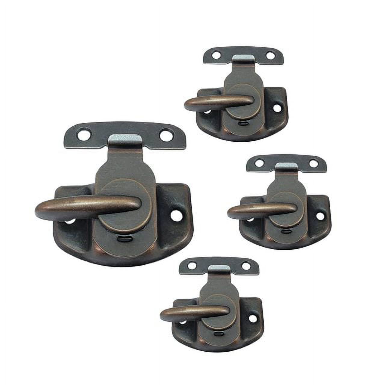 QCAA Cam-Action Windows Sash Lock & Keeper, Antique Copper, 4 Pack ...