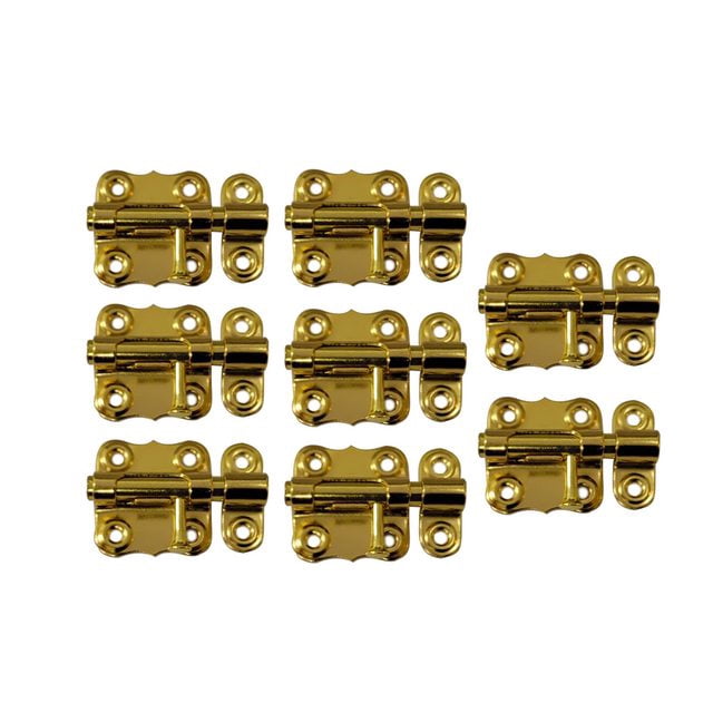 QCAA Deco Sliding Barrel Bolt Durable Steel Constuction, 2'',Brass ...