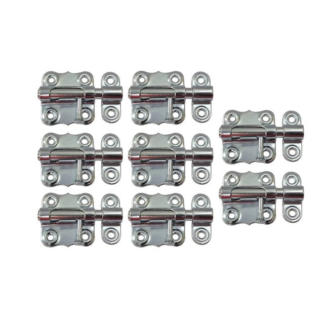 QCAA Deco Sliding Barrel Bolt Durable Steel Constuction, 2'', Zinc ...