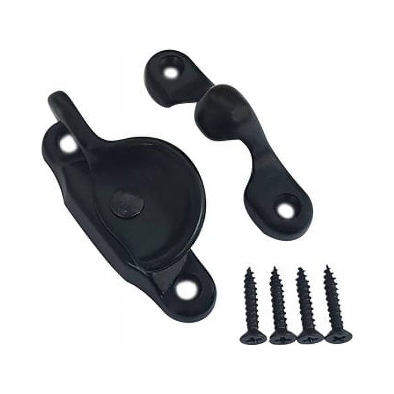QCAA Forged Brass Sash Lock in Solid Brass, CTC 2", Matte Black, 1 Pack ...