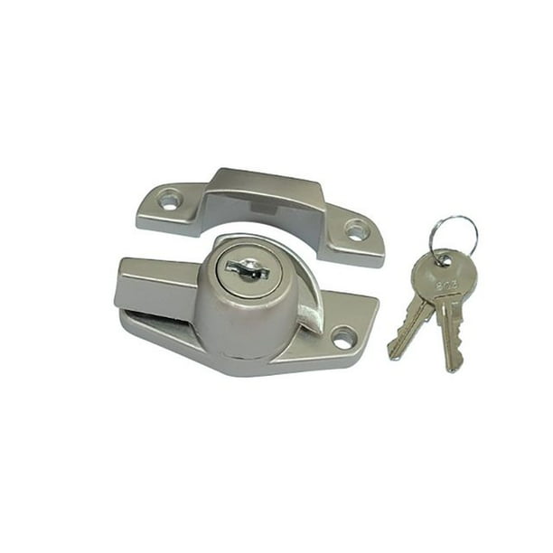 QCAA Heavy Duty Keyed Sash Lock, Child-Proof Security, Only Unlock with ...