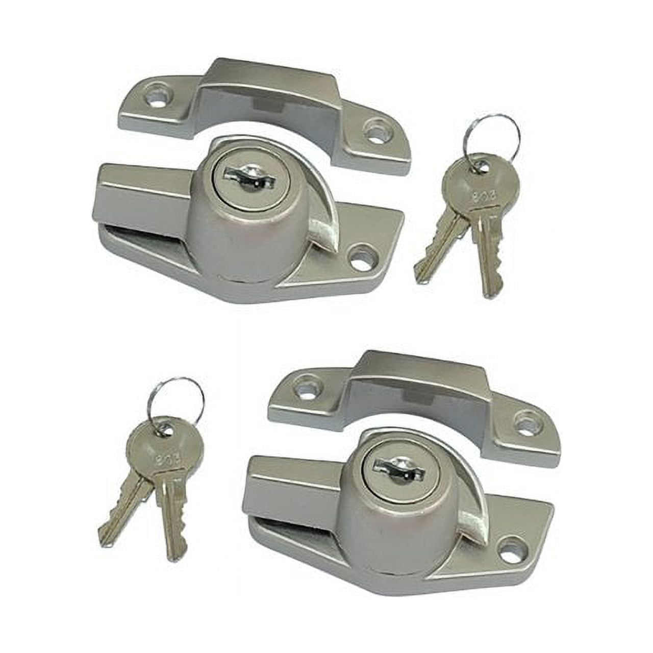 QCAA Heavy Duty Keyed Sash Lock, Child-Proof Security, Only Unlock with ...