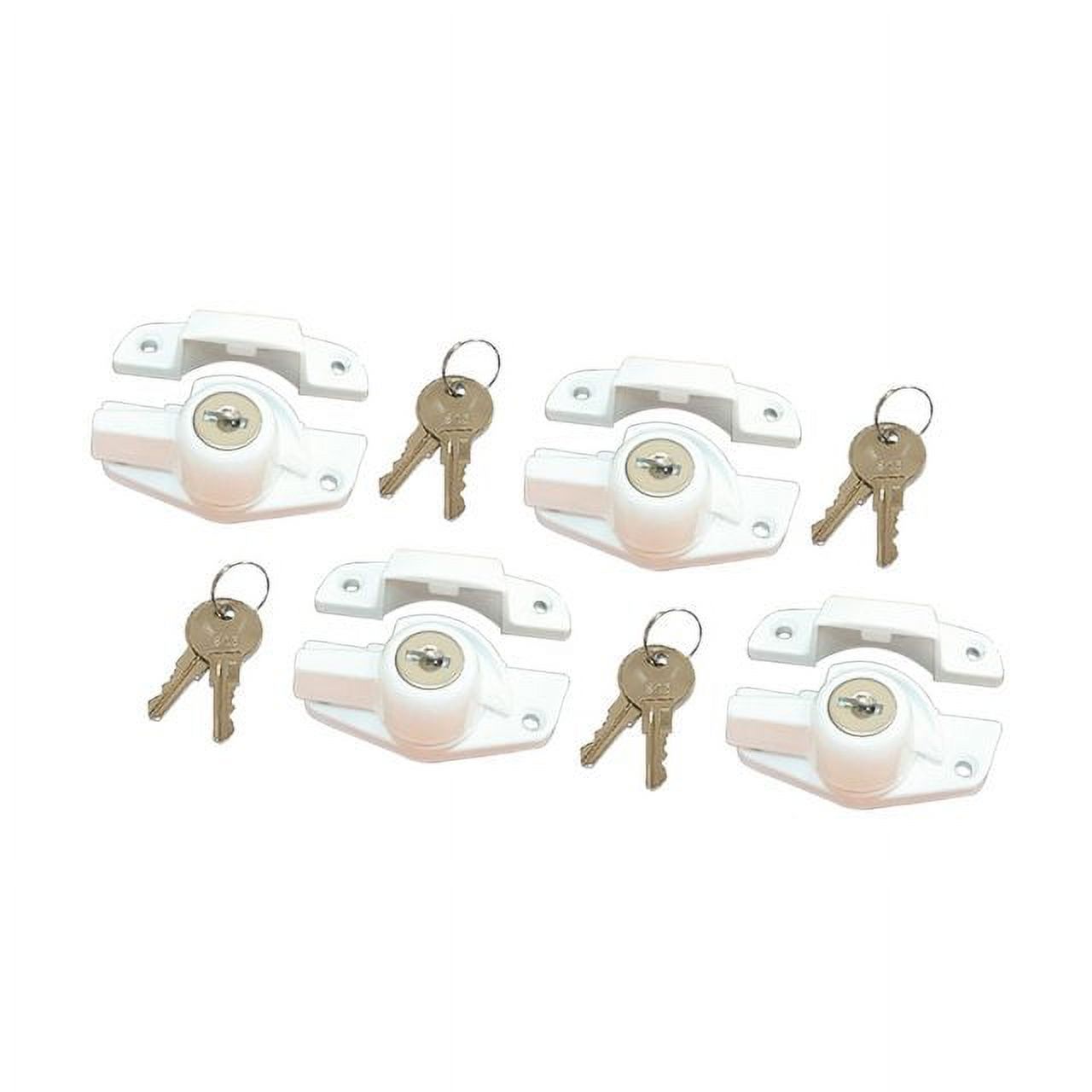 QCAA Heavy Duty Keyed Sash Lock, Child-Proof Security, Only Unlock with ...