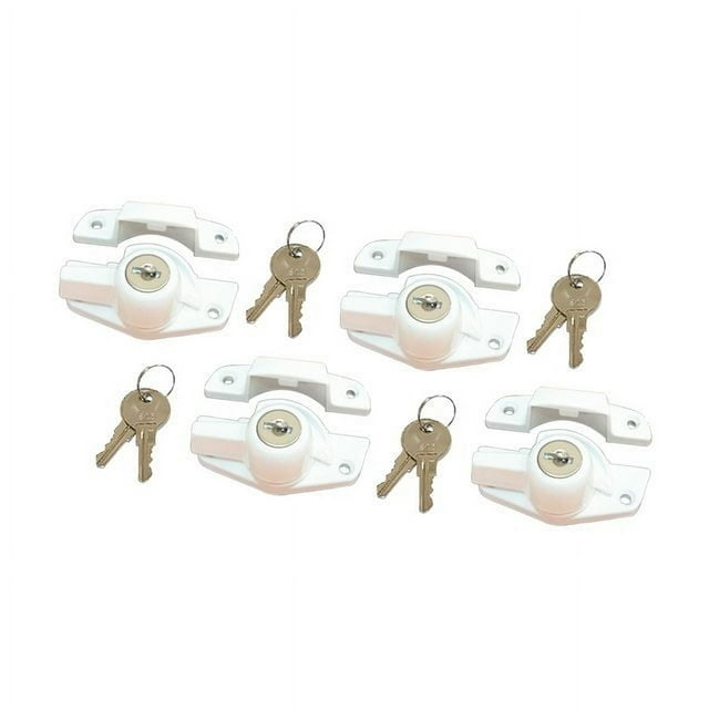 QCAA Heavy Duty Keyed Sash Lock, Child-Proof Security, Only Unlock with ...